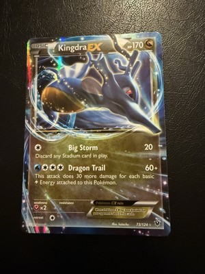 Pokémon Kingdra-EX TCG Fates Collide Holo Card 73/124 EX Rare | eBay