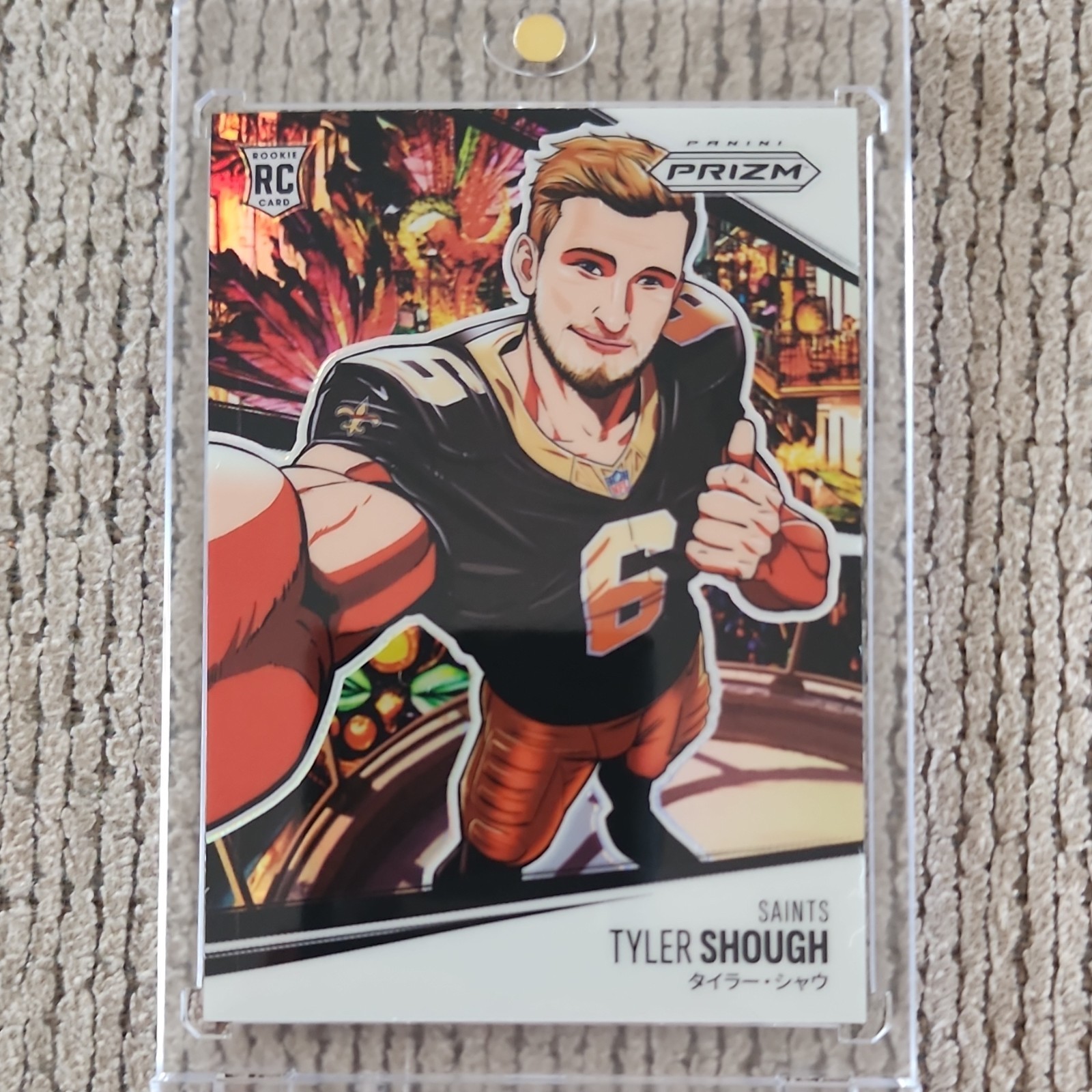 2025 Panini Prizm Manga Rookie Tyler Shough #11 Saints NFL Football ...