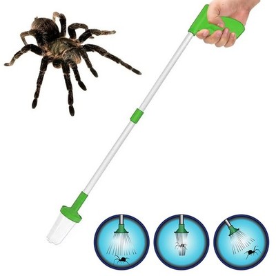 Spider Catcher Pest Trap Long Handle Foldable 83cm Bug Catcher Humane ...