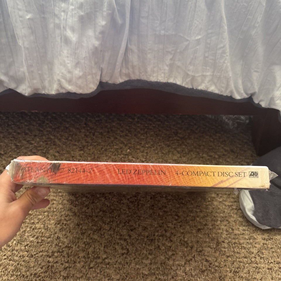 Led Zeppelin 4 Compact Disc Boxed Set 1990 Atlantic With Booklet ...