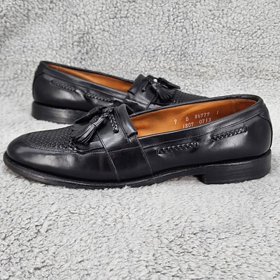 Allen Edmonds Cody Mens Tassel Loafers Sz 9 B Narrow Black Classic ...
