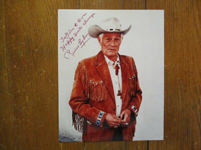 PIERCE LYDEN (Died in 1998) ("The Cisco Kid")Signed 8 x 10 Color Glossy ...