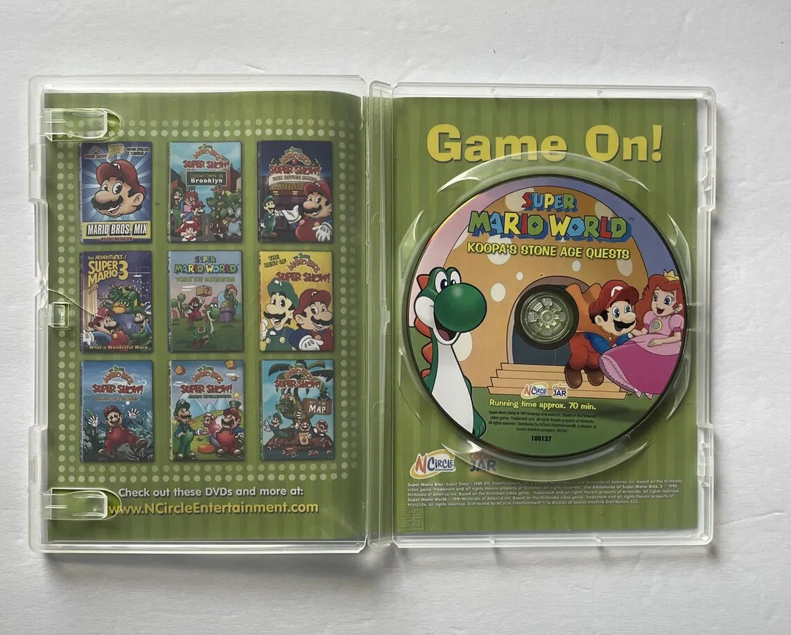 SUPER MARIO BROS SUPER SHOW LOT OF 7 DVDs Nintendo | eBay