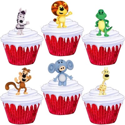 Raa Raa The Noisy Lion Stand Up Cup Cake Toppers Edible Party ...