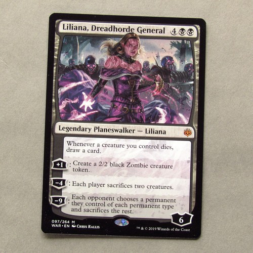 MTG LILIANA, DREADHORDE GENERAL (X1) WAR OF THE SPARK NM Pack Fresh NEVER PLAYED | eBay