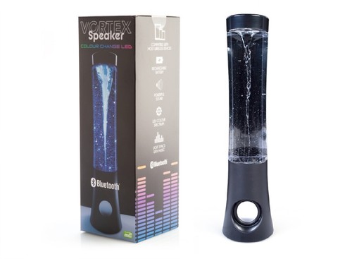 Water Vortex Bluetooth Speaker Colour-changing LEDs Light Rechargeable Battery | eBay Australia