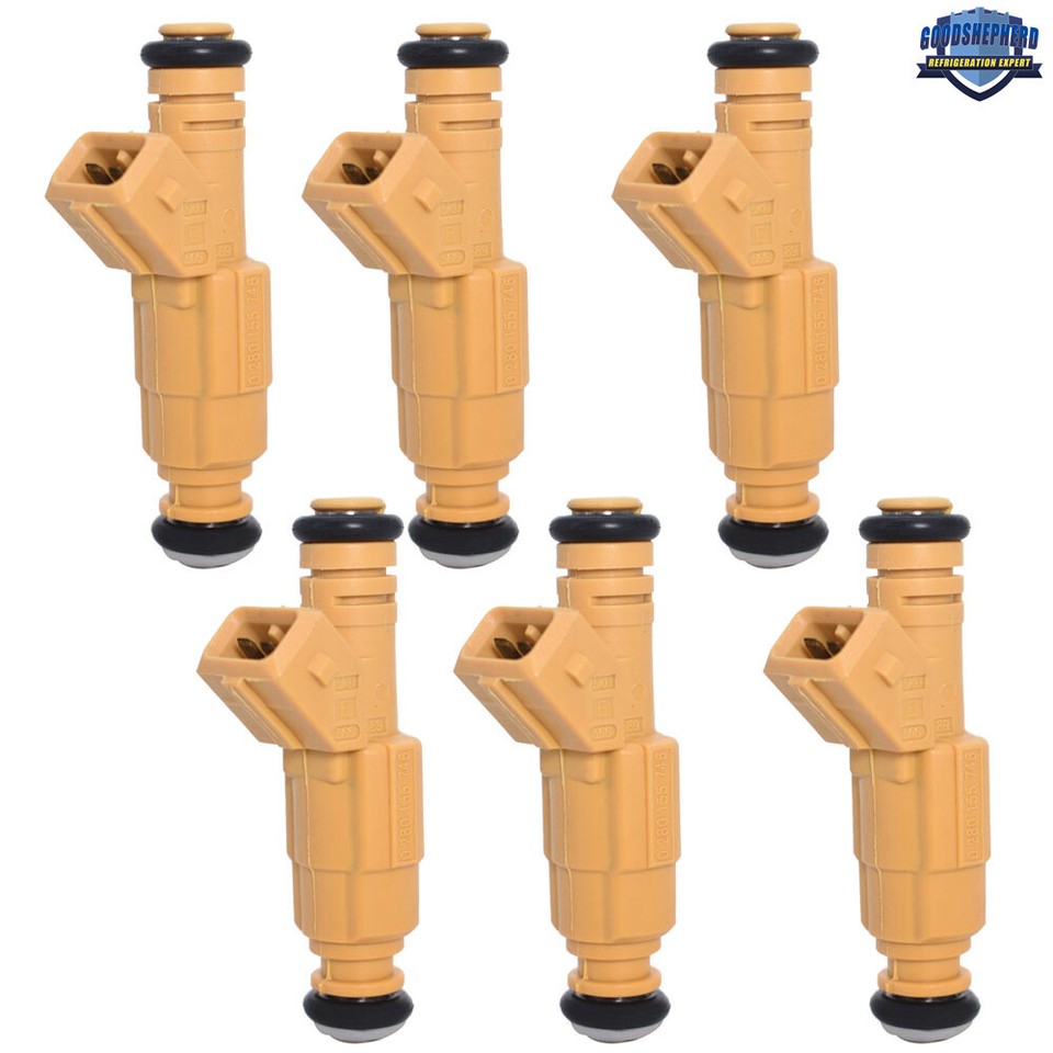 0280155702 6× Upgrade Fuel Injectors TJ XJ YJ ZJ For 1991-98 Jeep ...