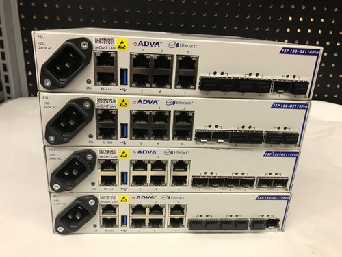 Lot of 4 Untested ADVA FSP 150-GE114Pro Carrier Ethernet Demarcation ...