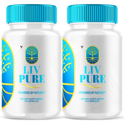 (2 Pack) Liv Pure Liver Detox Weight Loss Management Supplement (120 ...