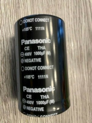 Panasonic Cap Alum 1000UF 20% 400V Snap | eBay