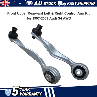 Front Upper Rearward Left & Right Control Arm Kit for 1997-2009 Audi S4 ...