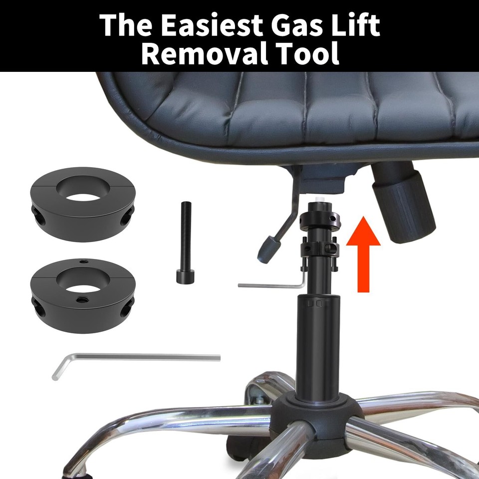 Office Chair Cylinder Removal Tool, Fix Sinking Office Chair Clamps 2 ...
