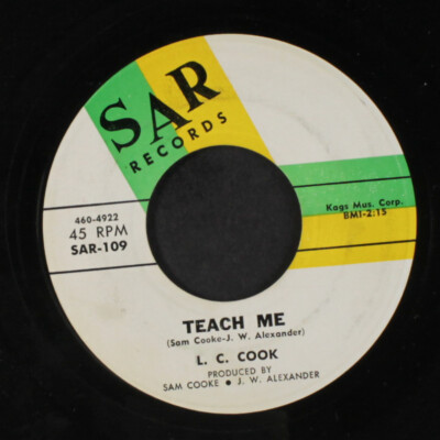 L.C. COOKE: teach me / magic words SAR 7" Single 45 RPM | eBay