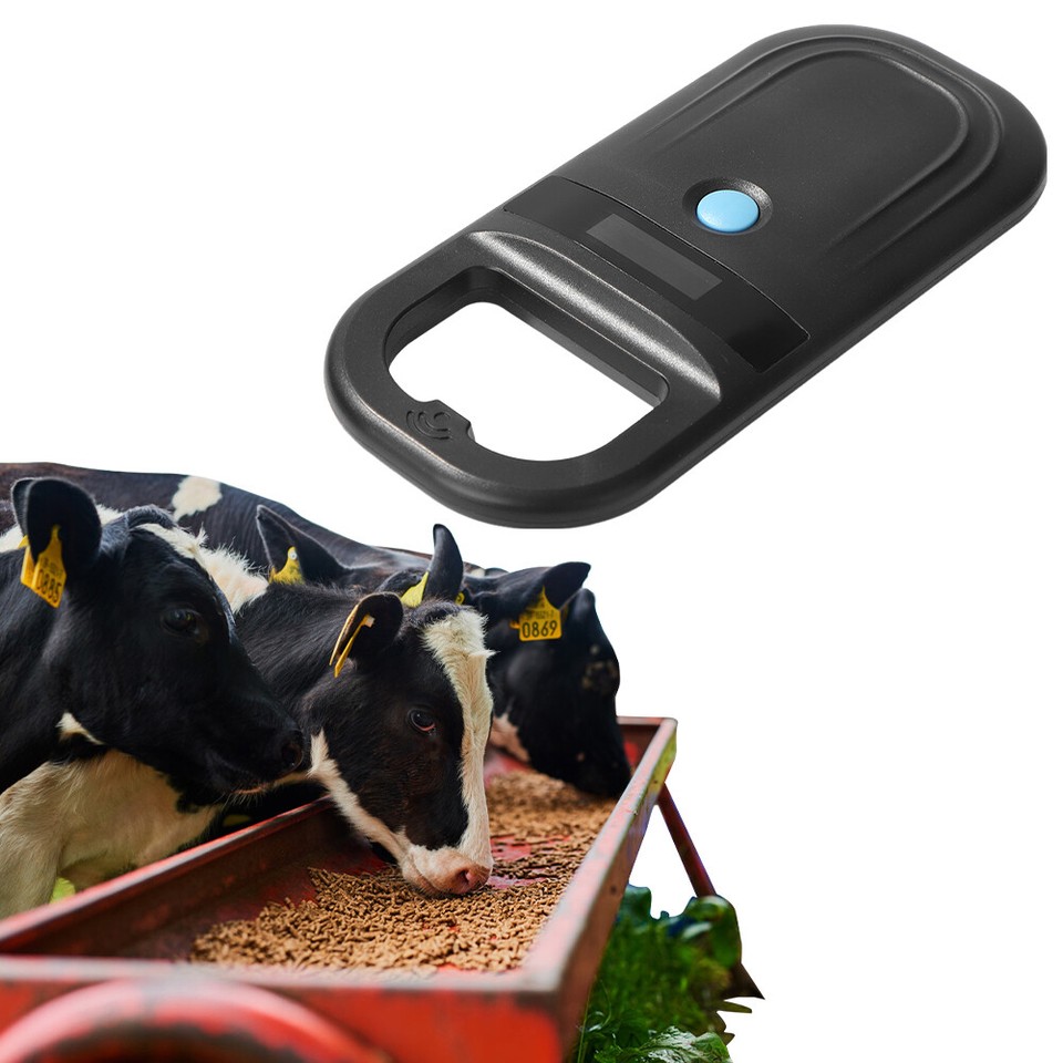 Animal Tag Scanner Handheld Chip Transponder for ISO 11784/11785 FDX-B ...