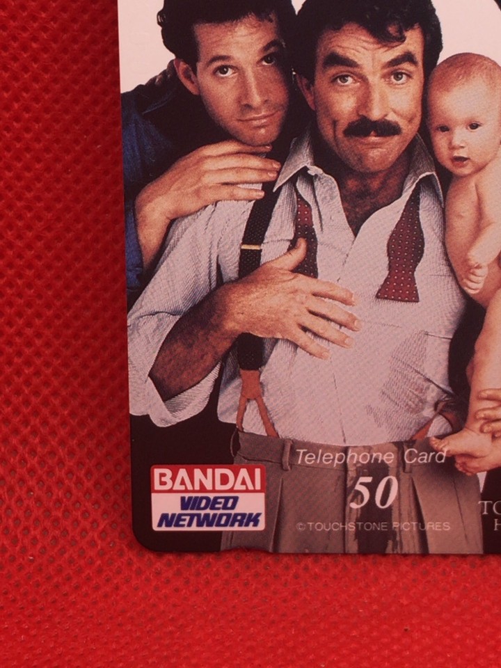 Three Men and a Baby Movie 1987 Telephone card Japan TOM SELLECK TED ...