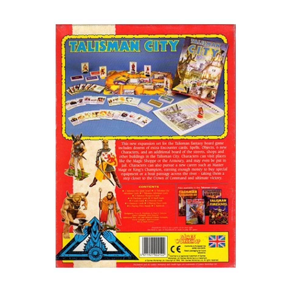Games Workshop Talisman (1st-3rd Ed) talisman - City (2nd ED) Box VG | eBay