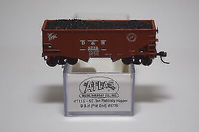 Atlas 41115 N Scale D & H 55 Ton Flat End Fishbelly Hopper Train Car ...