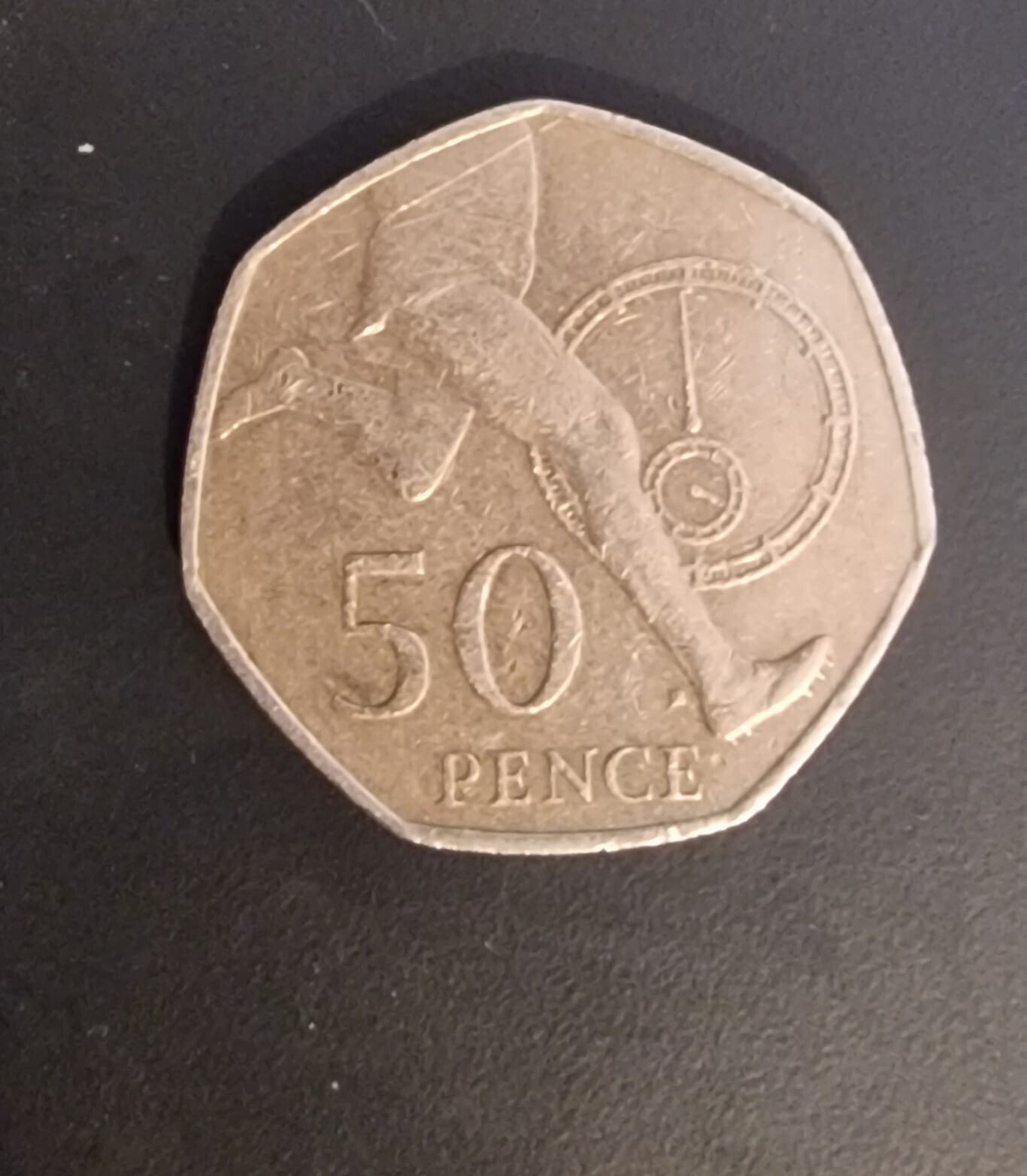 50P COIN 2004 RUNNING MAN 4 MINUTE MILE - RARE! NO RESERVE! | eBay UK