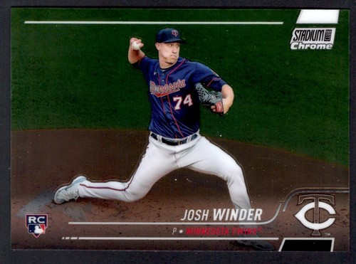 Josh Winder 2022 Topps Stadium Club Chrome Rookie Card RC #336 ...