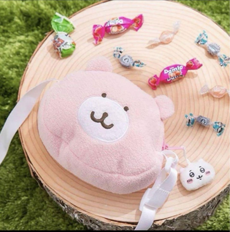 Chiikawa kumasan bear Ohoshisama Pochette Shoulder bag pink pouch ...