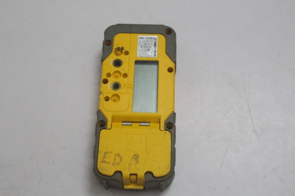 Used Spectra Precision HL700 laser horizontal receiver, front and rear ...