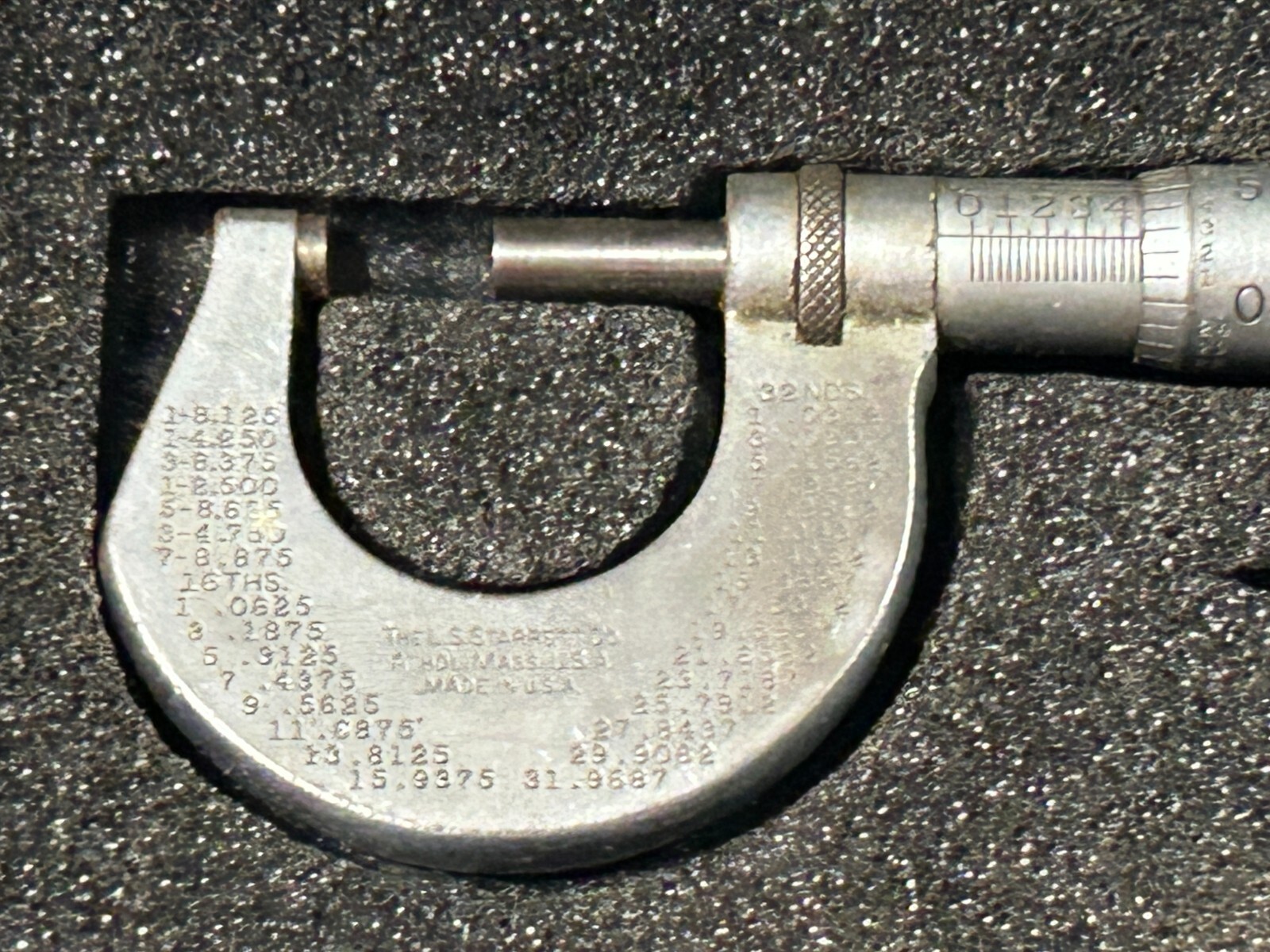 MACHINIST TpCb TOOL MILL LATHE Starrett 1" Micrometer Gage in Case | eBay