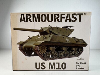 Armourfast US M10 Military Army Tank 1/72 Plastic Model Kit | eBay