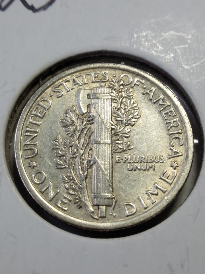 1923 Mercury Dime High Grade AU - UNC Near Full Bands | eBay