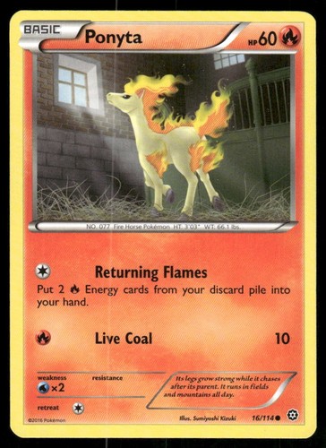 Pokémon TCG Pokémon Ponyta Ponyta Common Regular | eBay