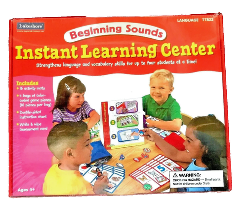 Lakeshore Learning Instant Learning Center Beginning Sounds Activity S2 ...