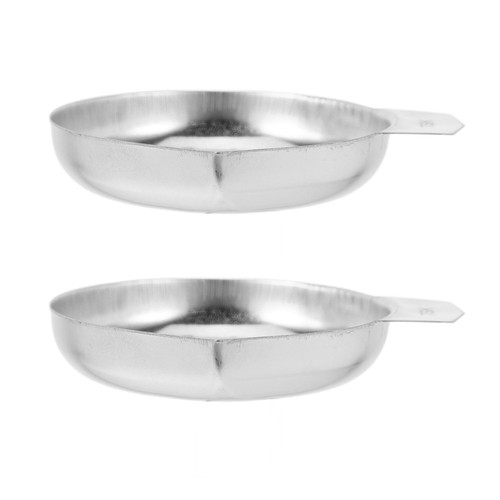 2 Pcs Metal Scale Pan Stainless Steel Trays Electronic Jewelry Scales ...