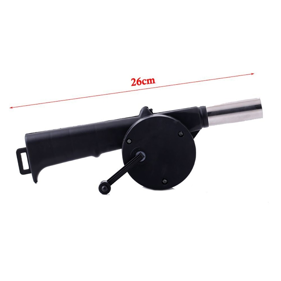 Portable Hand-cranked Fire Bellows Tools BBQ Grill Air Blower Barbecue ...