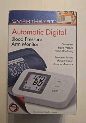 NEW! Blood Pressure Monitor Automatic Digital Smart Heart Arm Cuff ...