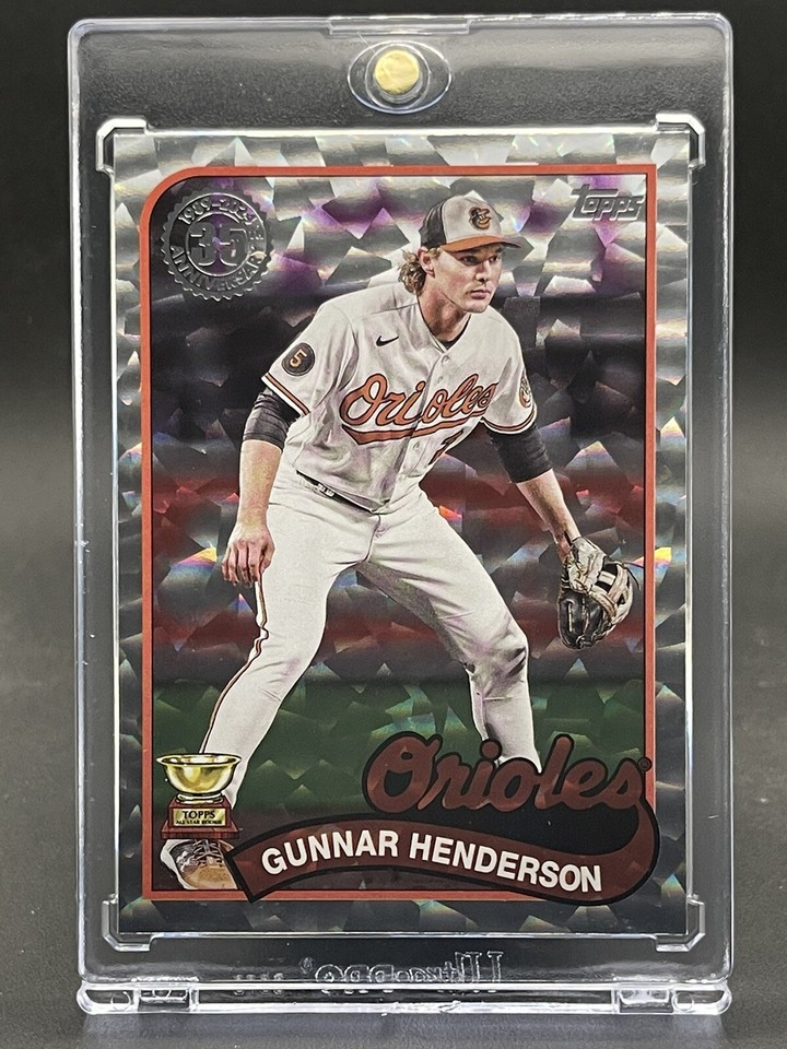 Gunner Henderson RARE REFRACTOR INVESTMENT CARD SSP TOPPS ORIOLES ROY ...