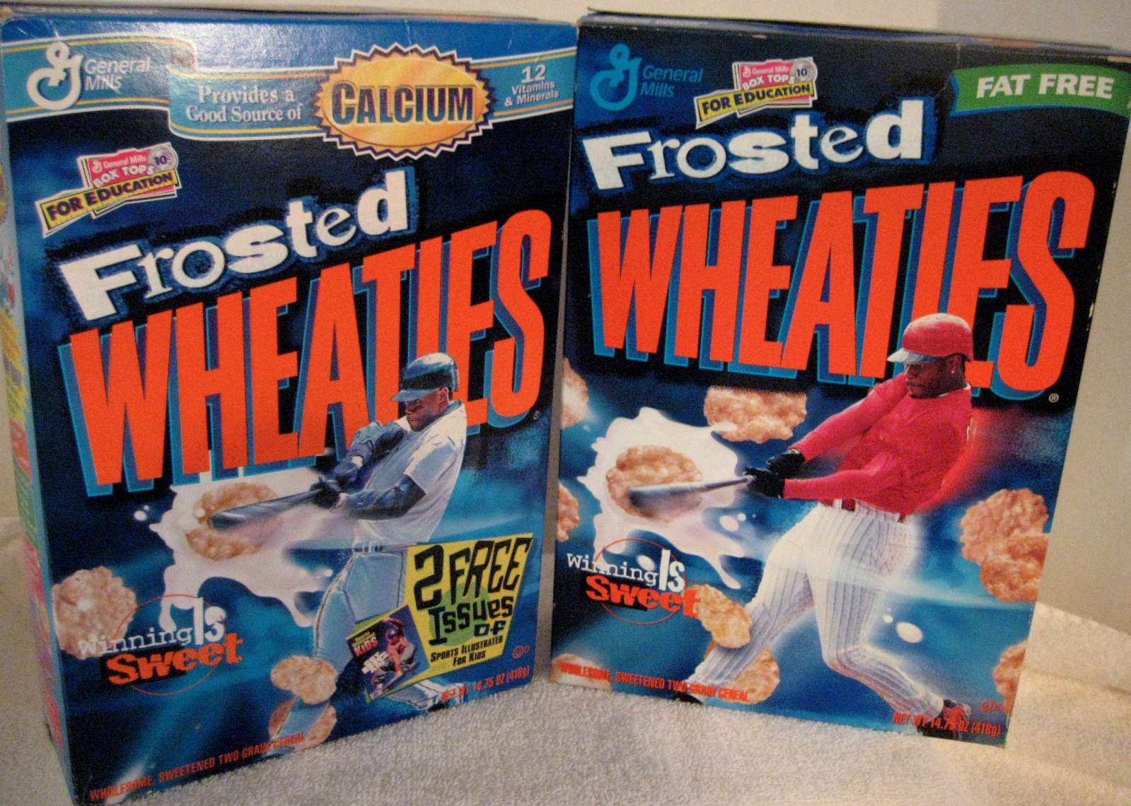 (2)VTG Sealed Frosted Wheaties Ken Griffey ,Jr. Cereal Box Collectors ...