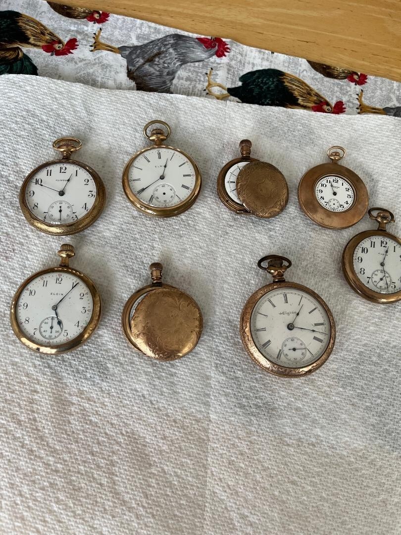 Assortment of vintage gold filled pocket watches 600.01 grams | eBay