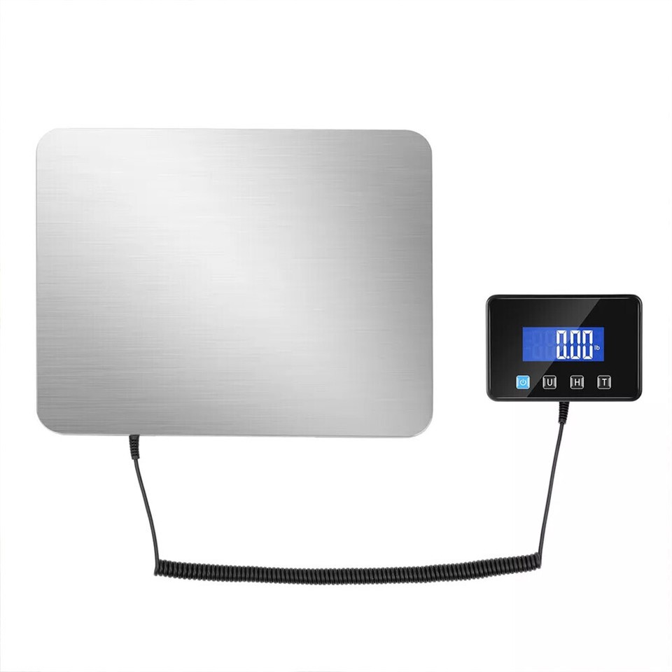 440LB Heavy Duty Digital Postal Parcel Scales Platform Postage Shipping ...