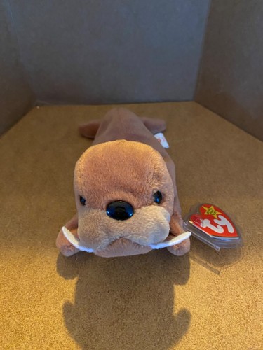 Mint TY Beanie Baby Tusk the Walrus Very Rare PVC Pellets 1995 | eBay