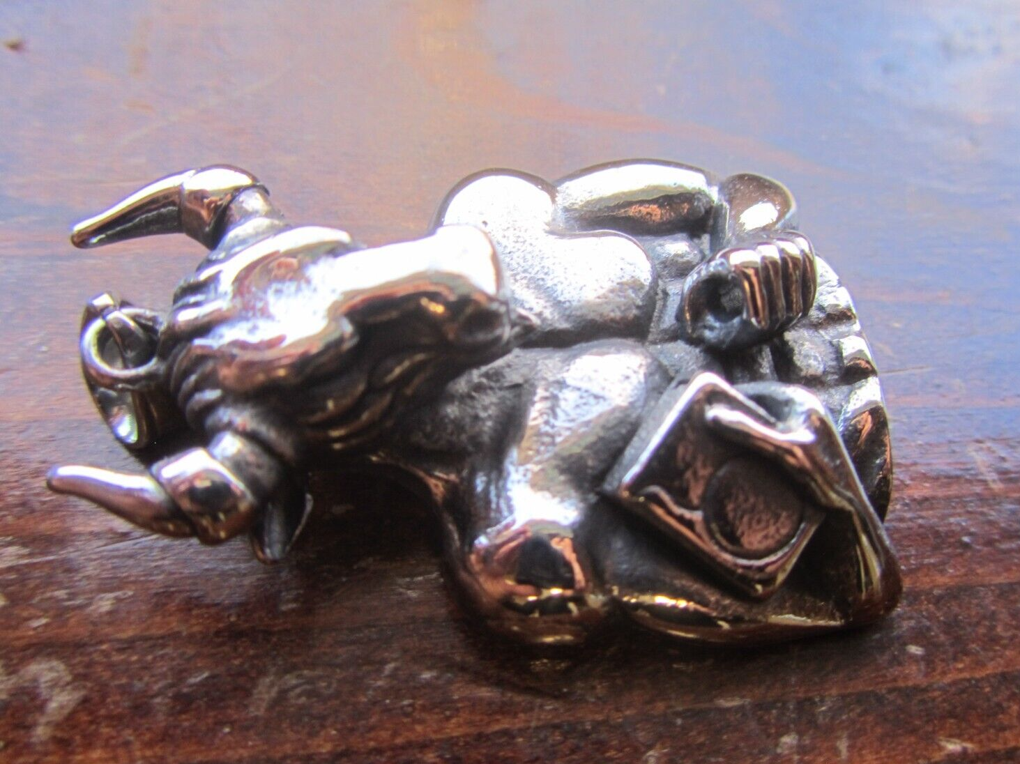 Minotaur Deity Stainless Steel Ancient Minoan God Silver Pendant ...