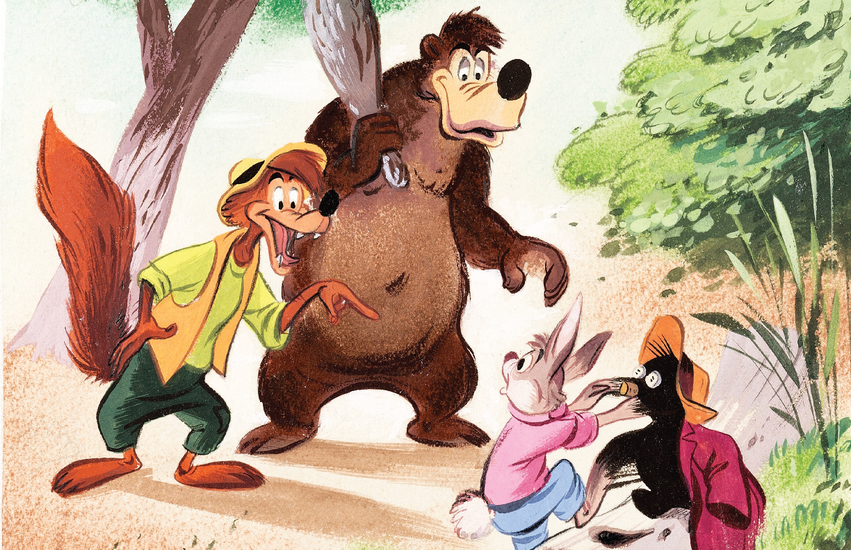 Song of the South Brer Bear Rabbit Fox Poster Print 13x19 Matte Disney ...