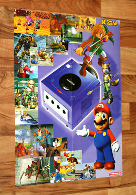 Paper Mario N64 / Gamecube Characters Rare Poster 56x40cm 2001 Nintendo ...