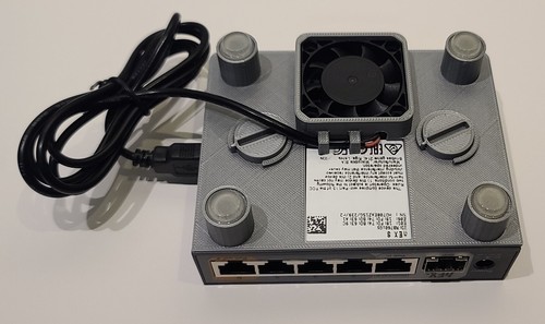 Cooling Fan/Stand for MikroTik hEX S Router - PLA, USB, 40mm, 5v | eBay