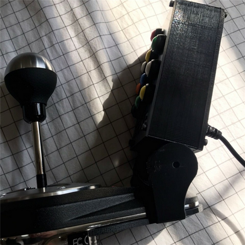 For Thrustmaster TH8A Carbon Fiber Gear Shifter Central Control Panel ...