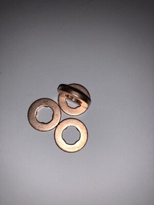4 x BOSCH COMMON RAIL DIESEL INJECTOR COPPER WASHER SEALS. | eBay