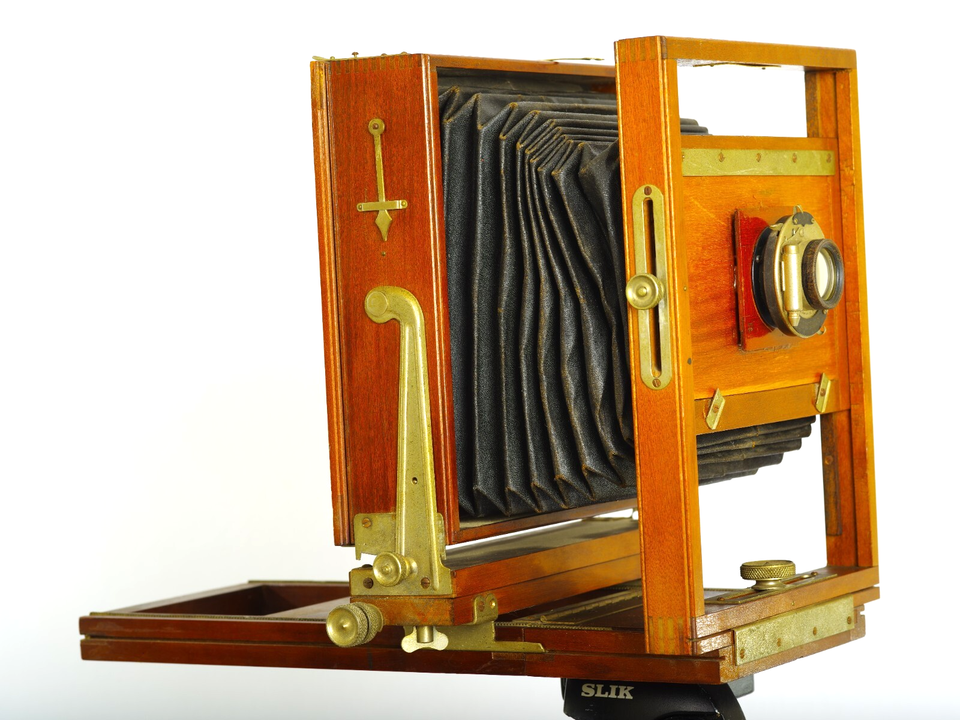 Seneca Competitor 5x7 View camera with Bausch & Lomb Rapid Rectilinear ...
