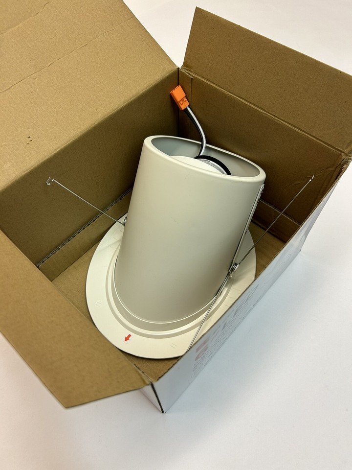 Elco 6" Super Sloped Ceiling LED Baffle Inserts - White (EL763CT5W ...