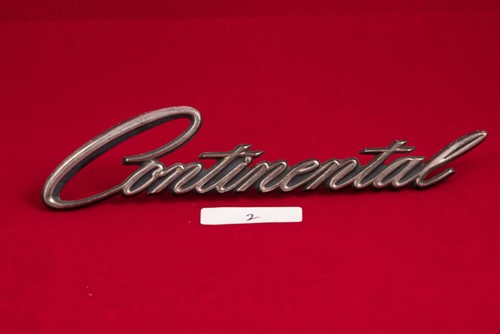 Lincoln Continental Rear Script Emblem 69-71 #2 4 posts | eBay