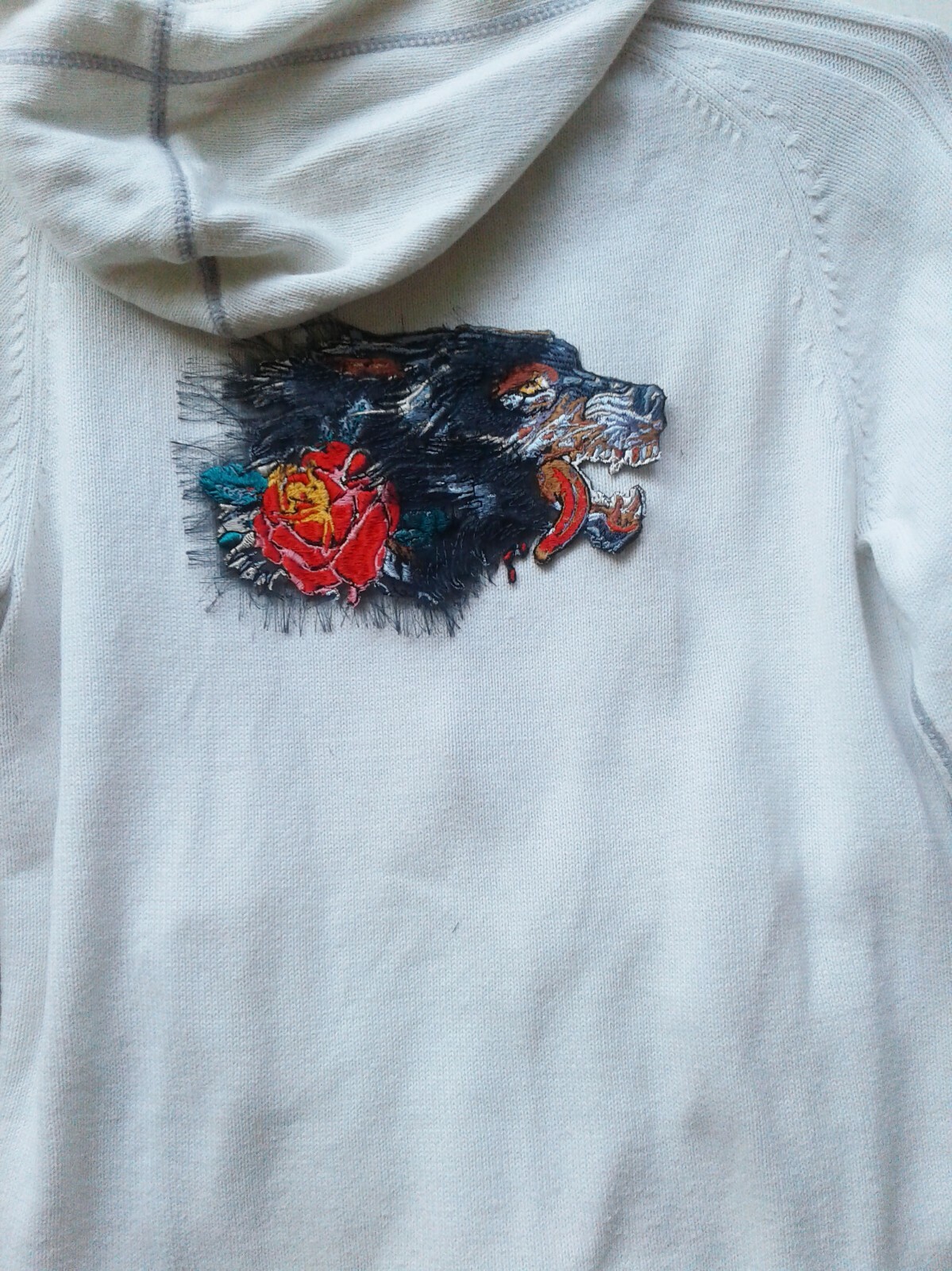 Wolf Handmade Embroidered Patch | eBay