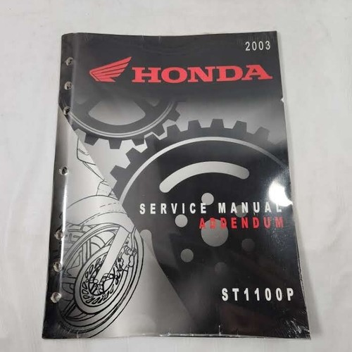 Genuine Honda Shop Service Repair Manual 2003 ST1100P ST1100 Addendum ...