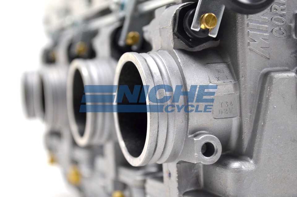 Mikuni RS Performance 34mm Flat Slide Pumper Carburetor Carb Rack RS34 ...